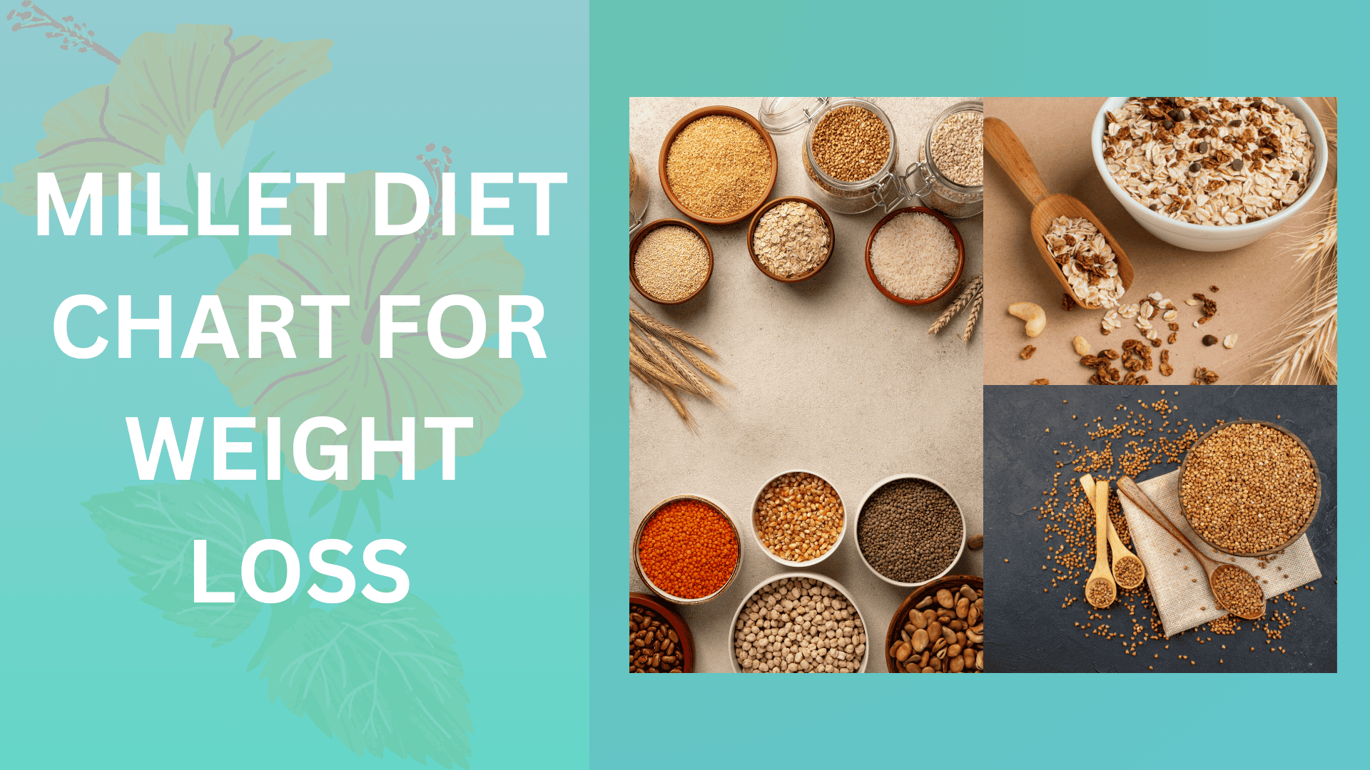 Millet Diet Chart for Weight Loss and Does it Help | Livofy